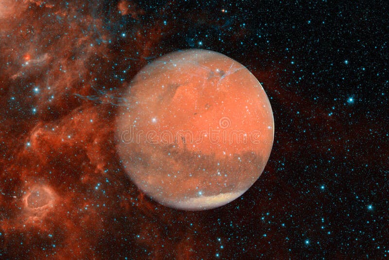 Planet Mars. Solar System. Elements of this Image Furnished by NASA ...