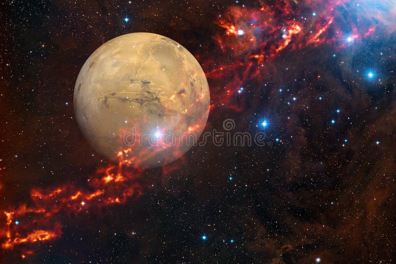 Planet Mars. Solar System. Elements of this Image Furnished by NASA ...