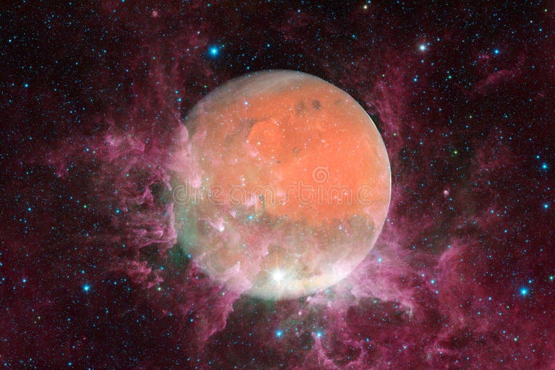 Planet Mars. Solar System. Elements of this Image Furnished by NASA ...