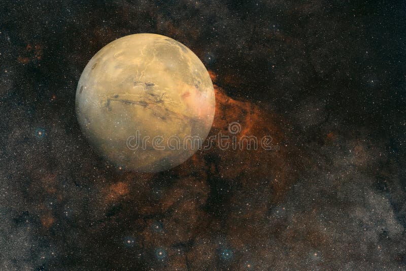 Planet Mars. Solar System. Elements of this Image Furnished by NASA ...