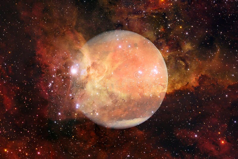 Planet Mars. Solar System. Elements of this Image Furnished by NASA ...