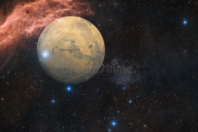 Planet Mars. Solar System. Elements of this Image Furnished by NASA ...