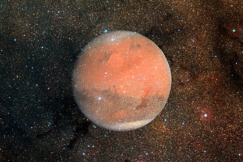 Planet Mars. Solar System. Elements of this Image Furnished by NASA ...