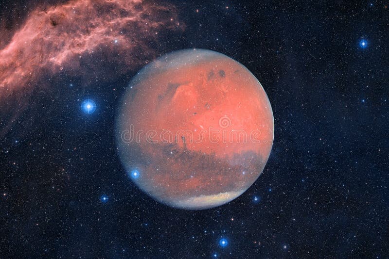 Planet Mars. Solar System. Elements of this Image Furnished by NASA ...