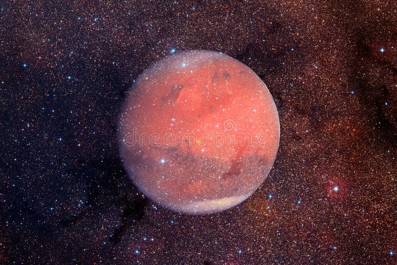 Planet Mars. Solar System. Elements of this Image Furnished by NASA ...