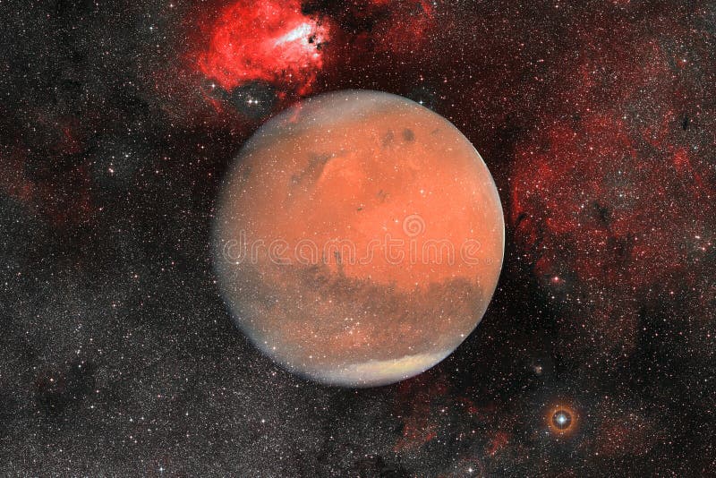 Planet Mars. Solar System. Elements of this Image Furnished by NASA ...