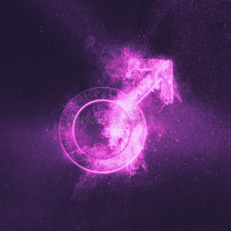 Planet Mars Symbol. Mars Sign Stock Illustration - Illustration of ...