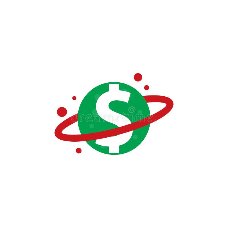 Planet Money Logo Icon Design Stock Vector - Illustration of exchange ...