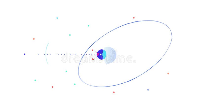 Planet Orbit Icon, Space Astronomy System, Vector Design Generative AI ...