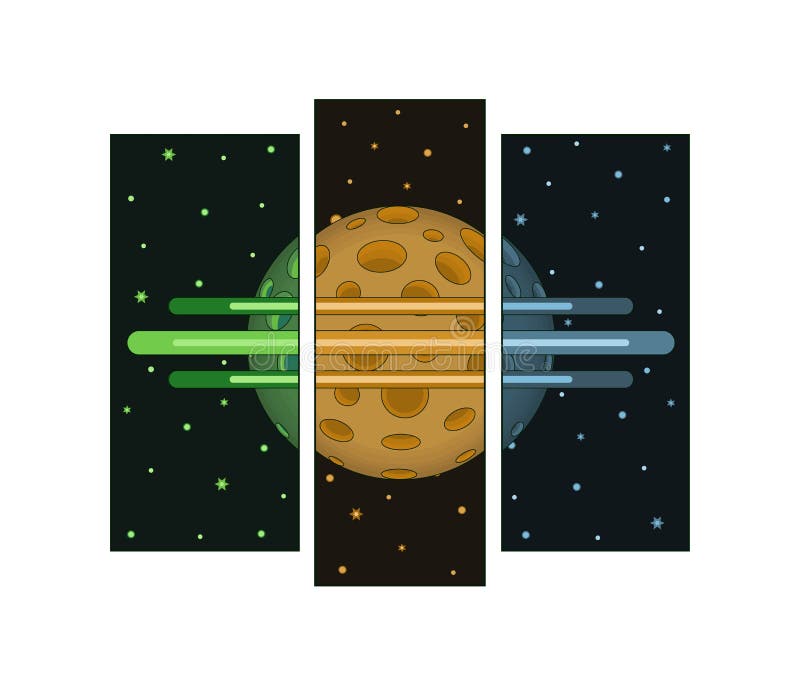 Space. Sample stock vector. Illustration of discovery - 237593307