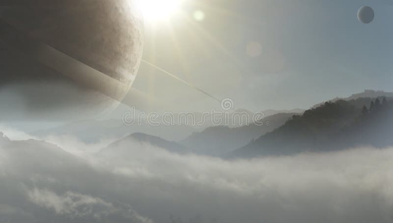 Ringed Moon Stock Illustrations – 114 Ringed Moon Stock Illustrations ...