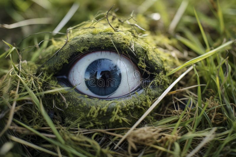 Planet S Gaze: Earth S Watchful Eye Stock Illustration - Illustration ...