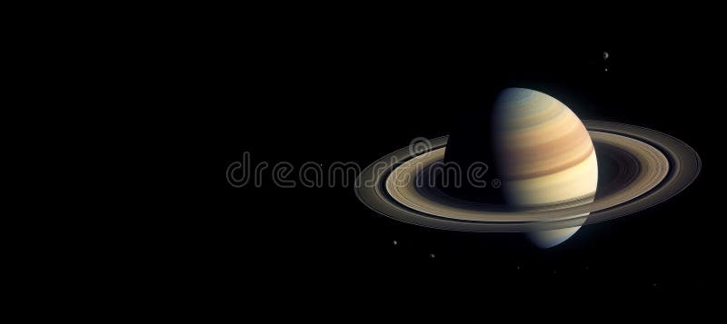 Planet Saturn Banner. Generate Ai Stock Photo - Image of glow, diagonal ...