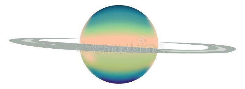 A Sad Planet Saturn Vector or Color Illustration Stock Vector ...