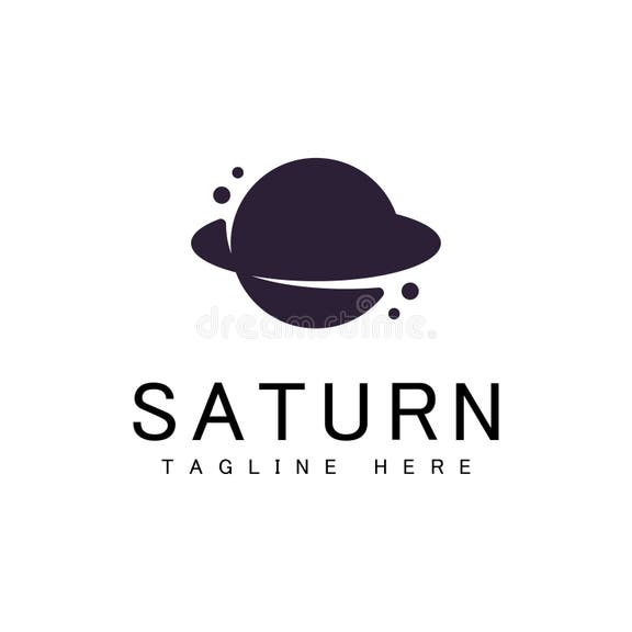 Planet Saturn Logo Design Vector. Planet Logo Template Stock Vector ...