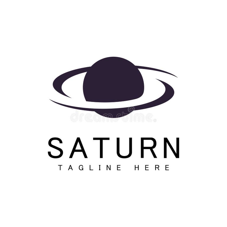 Planet Saturn Logo Design Vector. Planet Logo Template Stock Vector ...