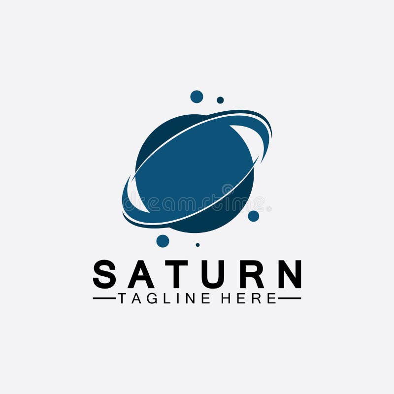 Planet Saturn Logo Vector Illustration Design. Planet Logo Template ...