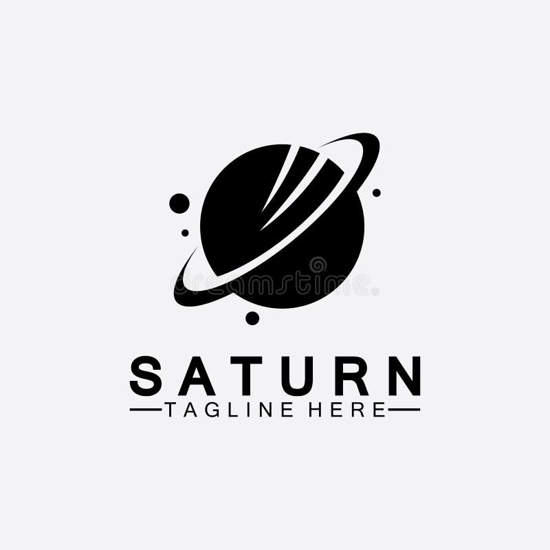 Planet Saturn Logo Vector Illustration Design. Planet Logo Template ...