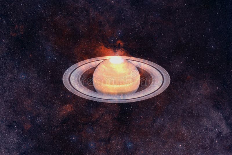 Planet Saturn. Solar System. Elements of this Image Furnished by NASA ...