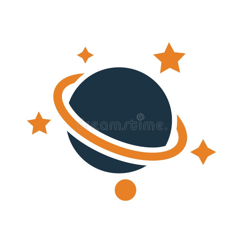 Planet, Saturn, Space Icon. Simple Vector Design Stock Illustration ...