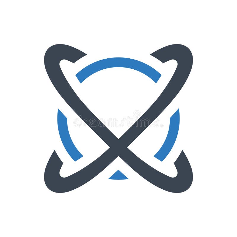 Planet Scientific Atom Icon Stock Vector - Illustration of ...