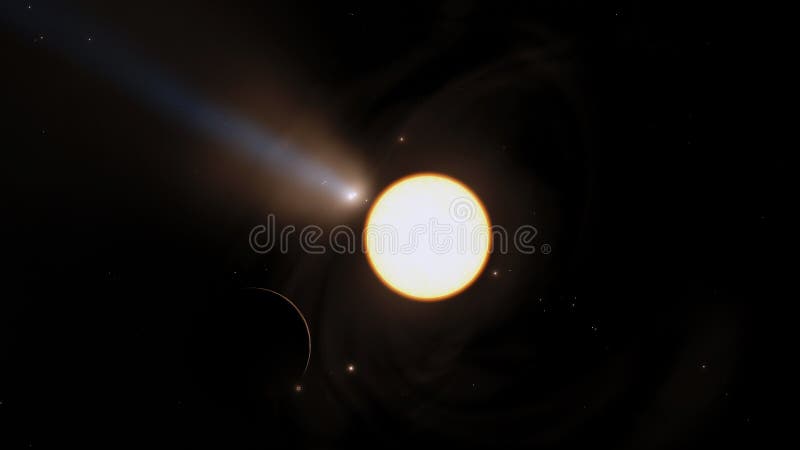 Planet in the Space. Colorful Art. Solar System. Gradient Color. Space ...
