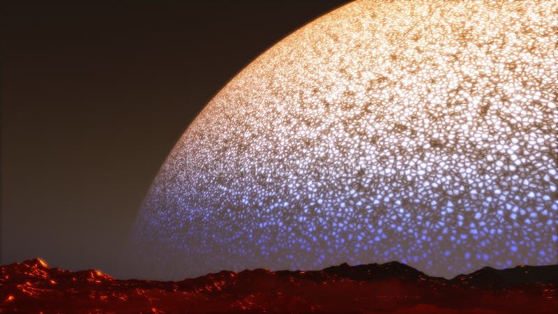 Planet in the Space. Colorful Art. Solar System. Gradient Color. Space ...