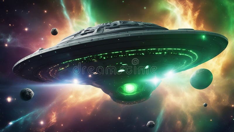 Planet and Space Near Space Nebula, Exploding Star, Nebula, Pulsar, 3d ...