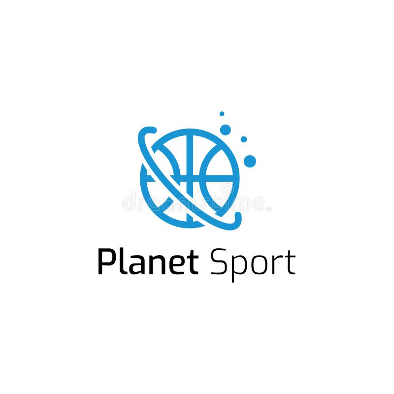 Planet Sport Logo Icon Template. Vector Illustration Stock Vector ...