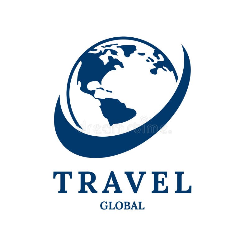 Planet Symbol Logo, Globe. Modern Vector Design with Abstract Concept ...