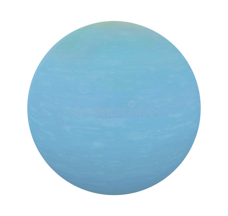 Planet Uranus Isolated stock illustration. Illustration of solar ...