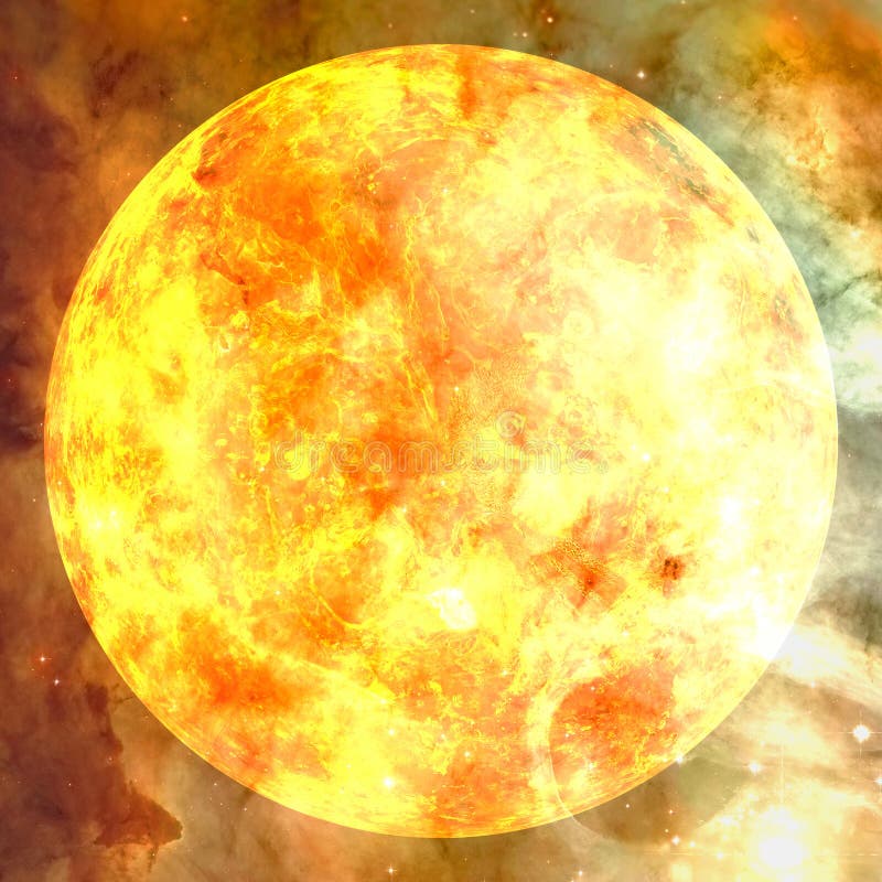 Planet Venus. Elements of this Image Furnished by NASA Stock Photo ...