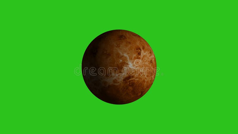 Planet Venus with Title Space on the Right. [ProRes - UHD 4K] Stock ...