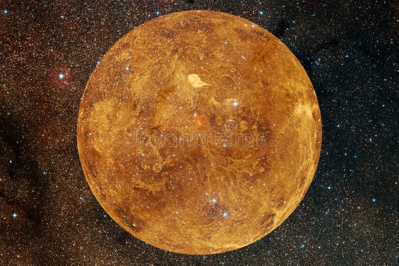 Planet Venus. Solar System. Elements of this Image Furnished by NASA ...