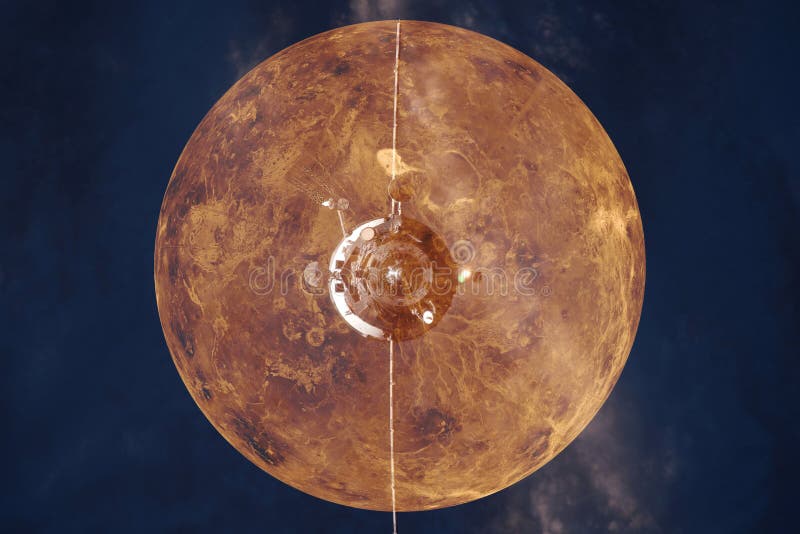 Planet Venus. Solar System. Elements of this Image Furnished by NASA ...