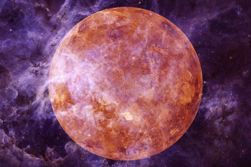 Planet Venus. Solar System. Elements of this Image Furnished by NASA ...