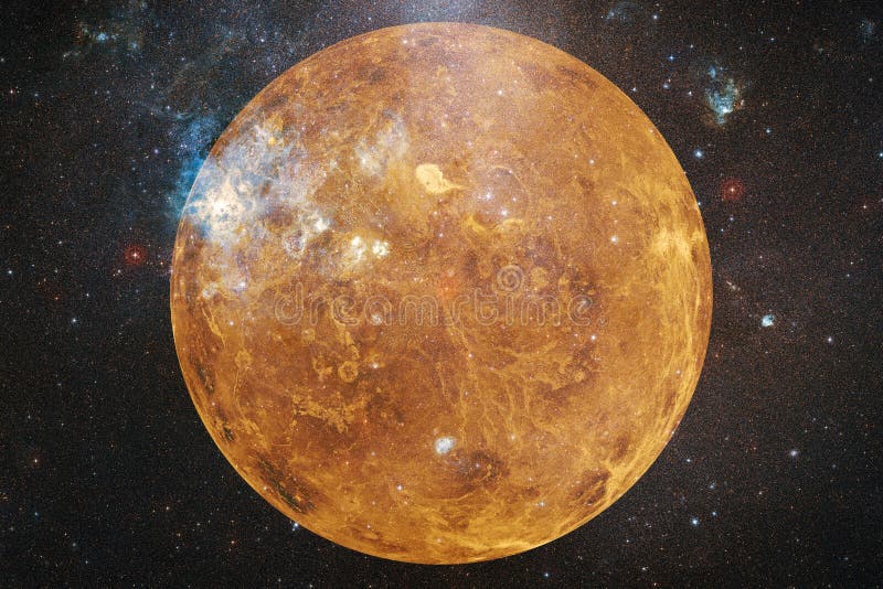Planet Venus. Elements of this Image Furnished by NASA Stock Photo ...