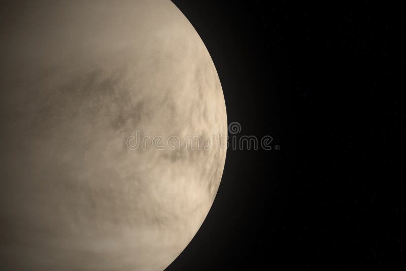 Planet Venus - Solar System Stock Illustration - Illustration of ...