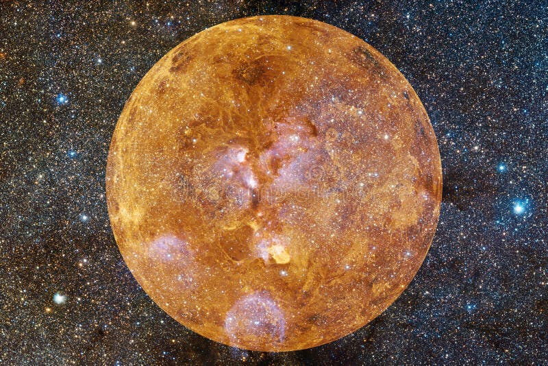 Planet Venus. Solar System. Elements of this Image Furnished by NASA ...