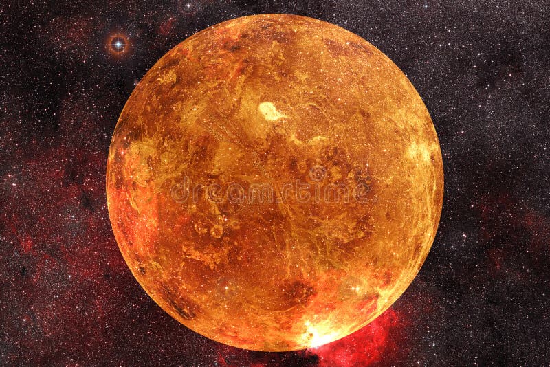 Planet Venus. Solar System. Elements of this Image Furnished by NASA ...