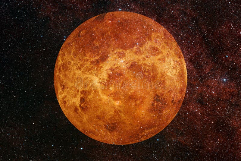 Planet Venus. Solar System. Elements of this Image Furnished by NASA ...