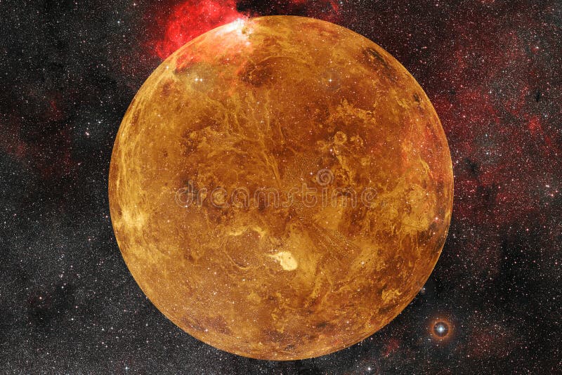 Planet Venus. Solar System. Elements of this Image Furnished by NASA ...