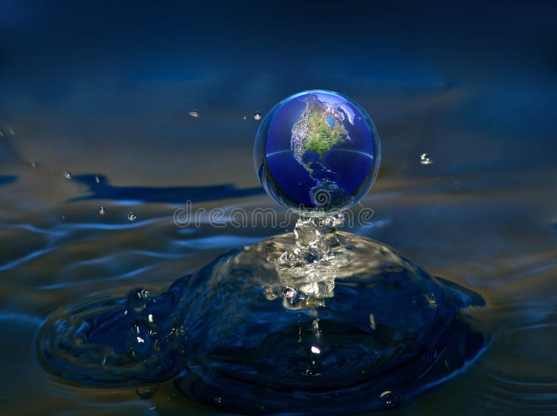 Planet water stock photo. Image of satelite, reflex, reflections - 2003870