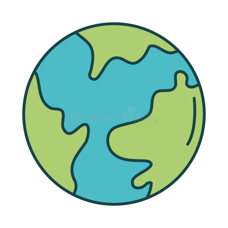 Planeta bonito ilustración del vector. Ilustración de planeta - 227255977