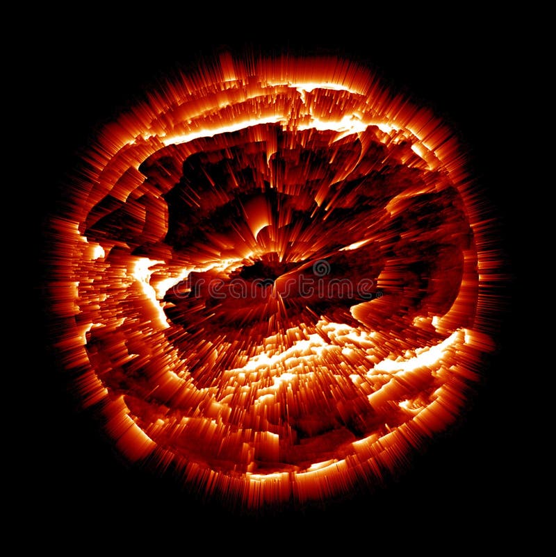 Planeta De Explosão Com Astronauta, Elementos Desta Imagem Fornecidos ...