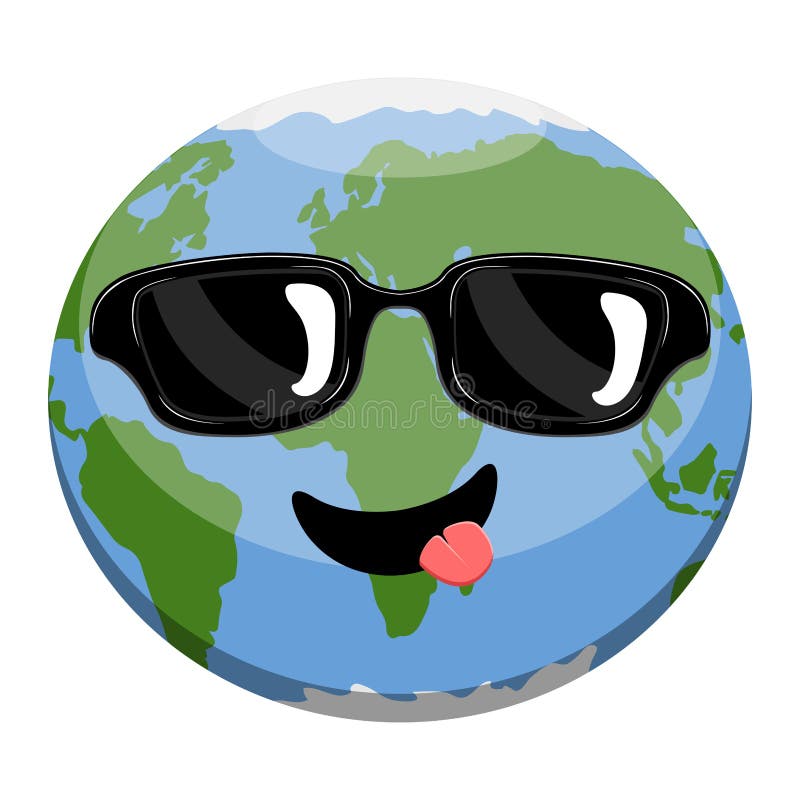 Día de la Tierra feliz stock de ilustración. Ilustración de torta ...