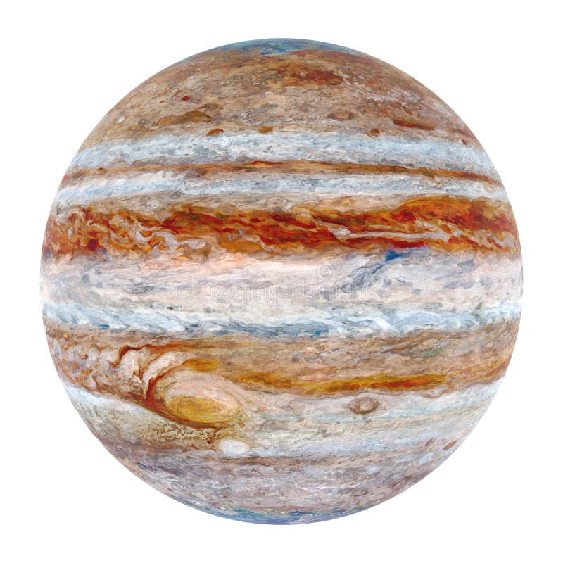 Planeta jupiter aislado stock de ilustración. Ilustración de planeta ...