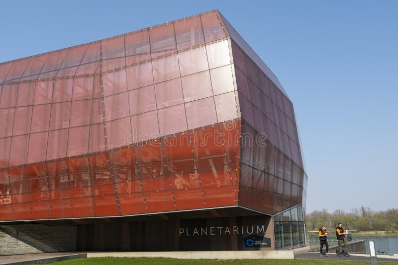 The Planetarium Building in Warsaw Editorial Stock Photo - Image of ...