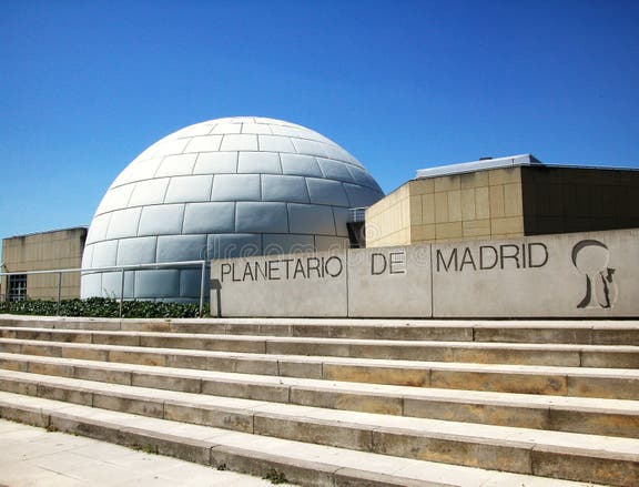 The Planetarium in Madrid editorial photography. Image of science ...