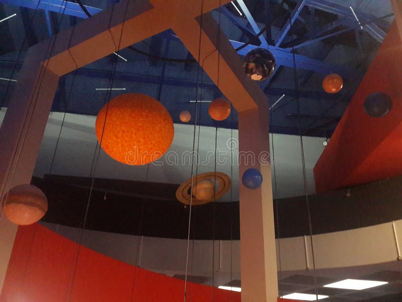 Planetarium solar system stock image. Image of system - 109658539